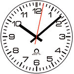 Flex Rund - Analoge Innenuhr für Uhrenanlagen • Mobatime